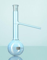 Distilling flask, Engler, DURAN, ASTM D 86 with side tube, cap. 125 ml ...