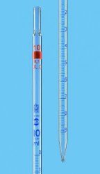 Pipette graduate, Classe AS, AR-Glas®, graduazione blu, tipo 3 (zero in ...
